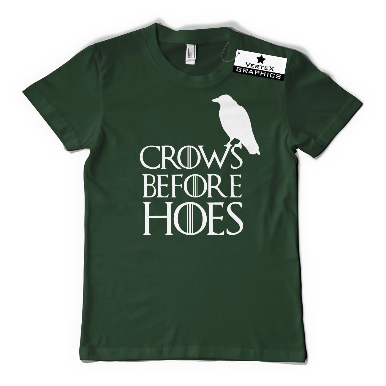 Crows Before Hoes T-Shirt | Funny, Game Of Thrones, Gift, Slogan, TV | eBay